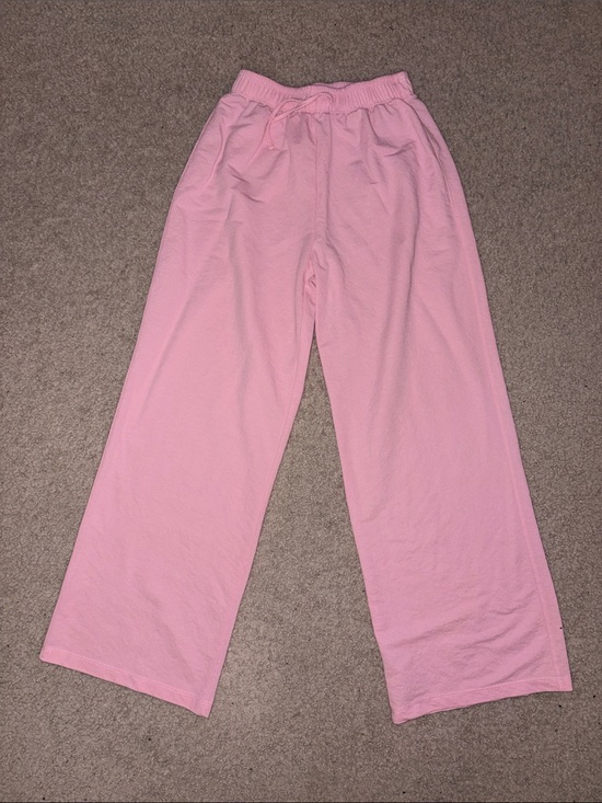 Zara | Bottoms | Zara Light Pink Elastic Waist Pants | Poshmark